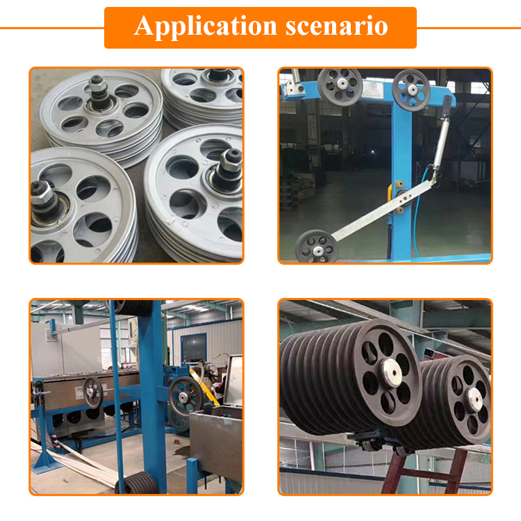 Aluminum alloy storage guide wheel - ripotech